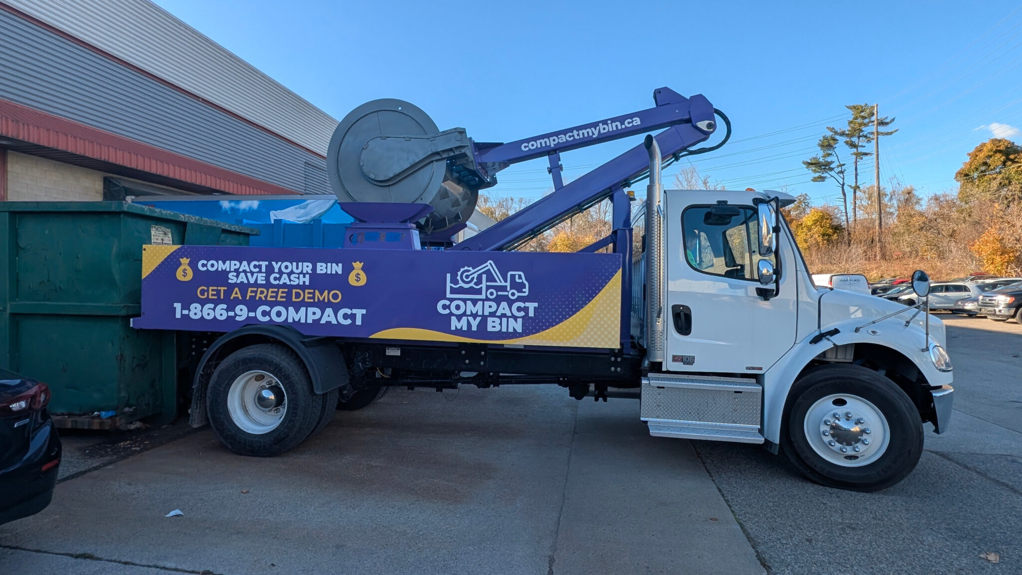 Compact My Bin - Compact My Bin - The Ultimate Dumpster Compactor